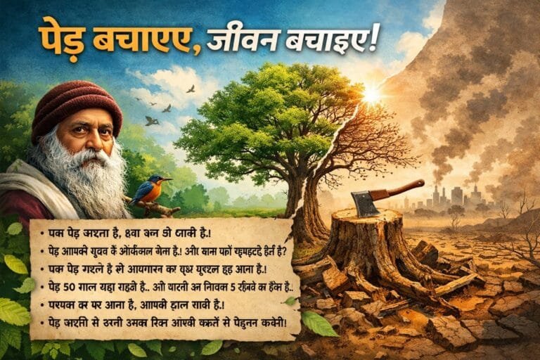 Save Tree Quotes in Hindi – पेड़ बचाओ पर 20 शक्तिशाली अनमोल विचार - Grosva